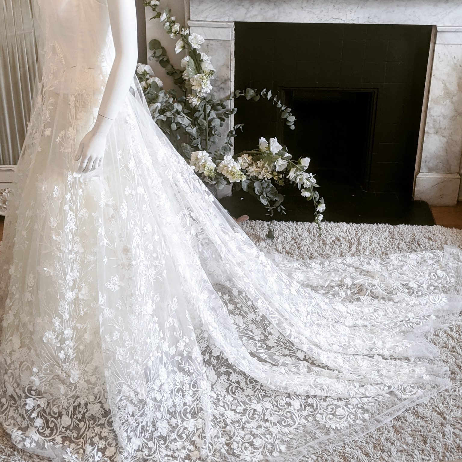 Exclusive peak at the new Sally Bean Couture 'Falling Flowers' bridal ...